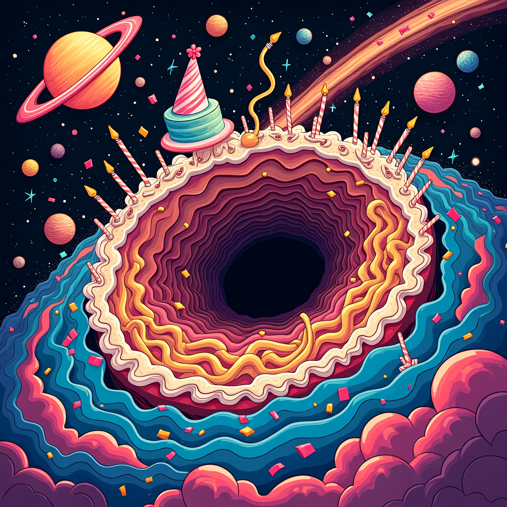 Whimsical Surrealism Birthday Cards - Silly Robot Cards