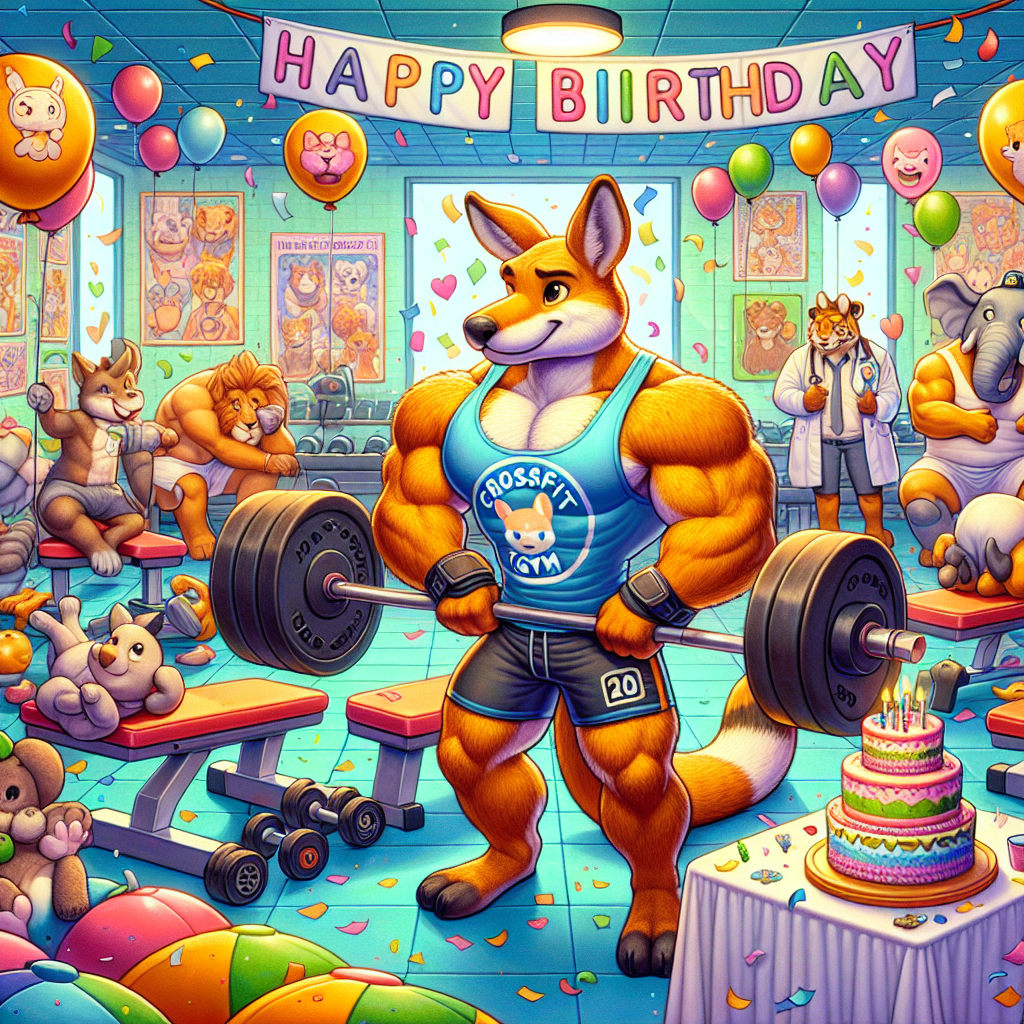 Crossfit Birthday Cards - Silly Robot Cards