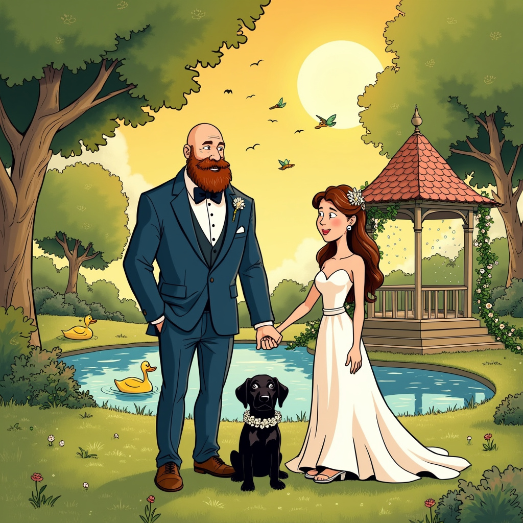 Charming Settings Wedding Cards - Silly Robot Cards