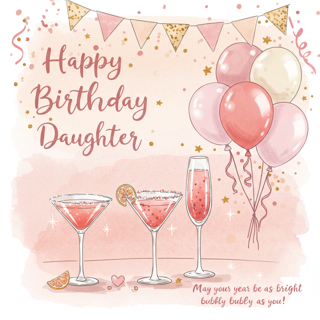 Daughter Cards Birthday Cards - Silly Robot Cards