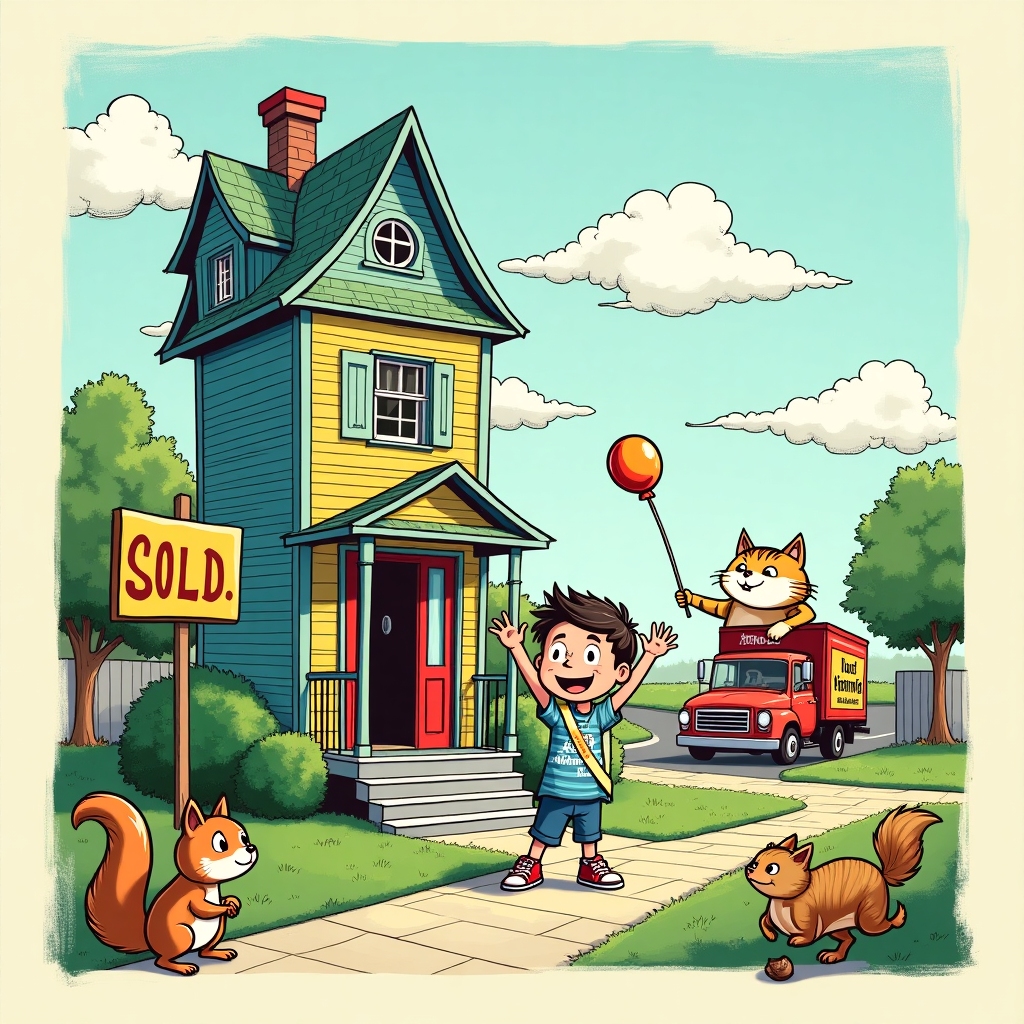 First Time Homeowner Congratulations Cards - Silly Robot Cards