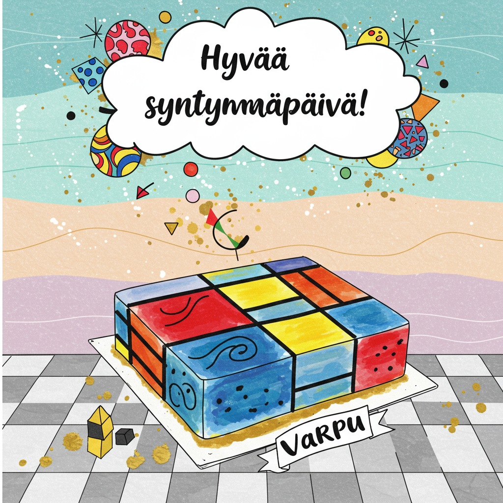 Visual Art References Birthday Cards - Silly Robot Cards