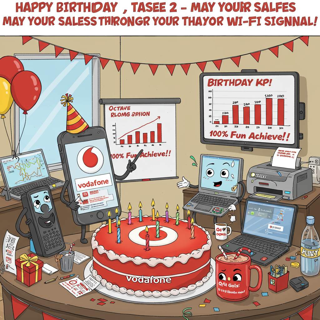 Tech Gadgets Birthday Cards - Silly Robot Cards