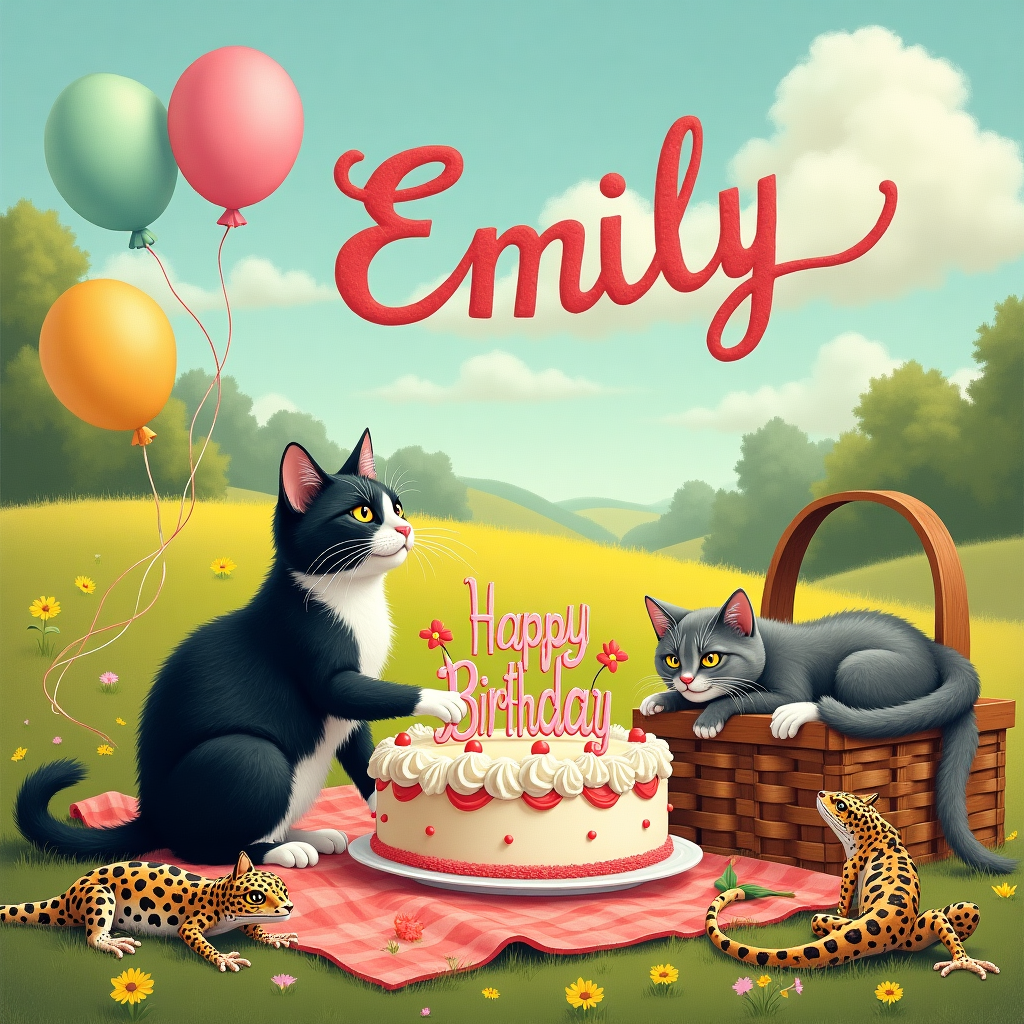 Leopard Gecko Birthday Cards - Silly Robot Cards