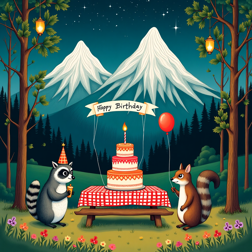 Twin Peaks Birthday Cards - Silly Robot Cards