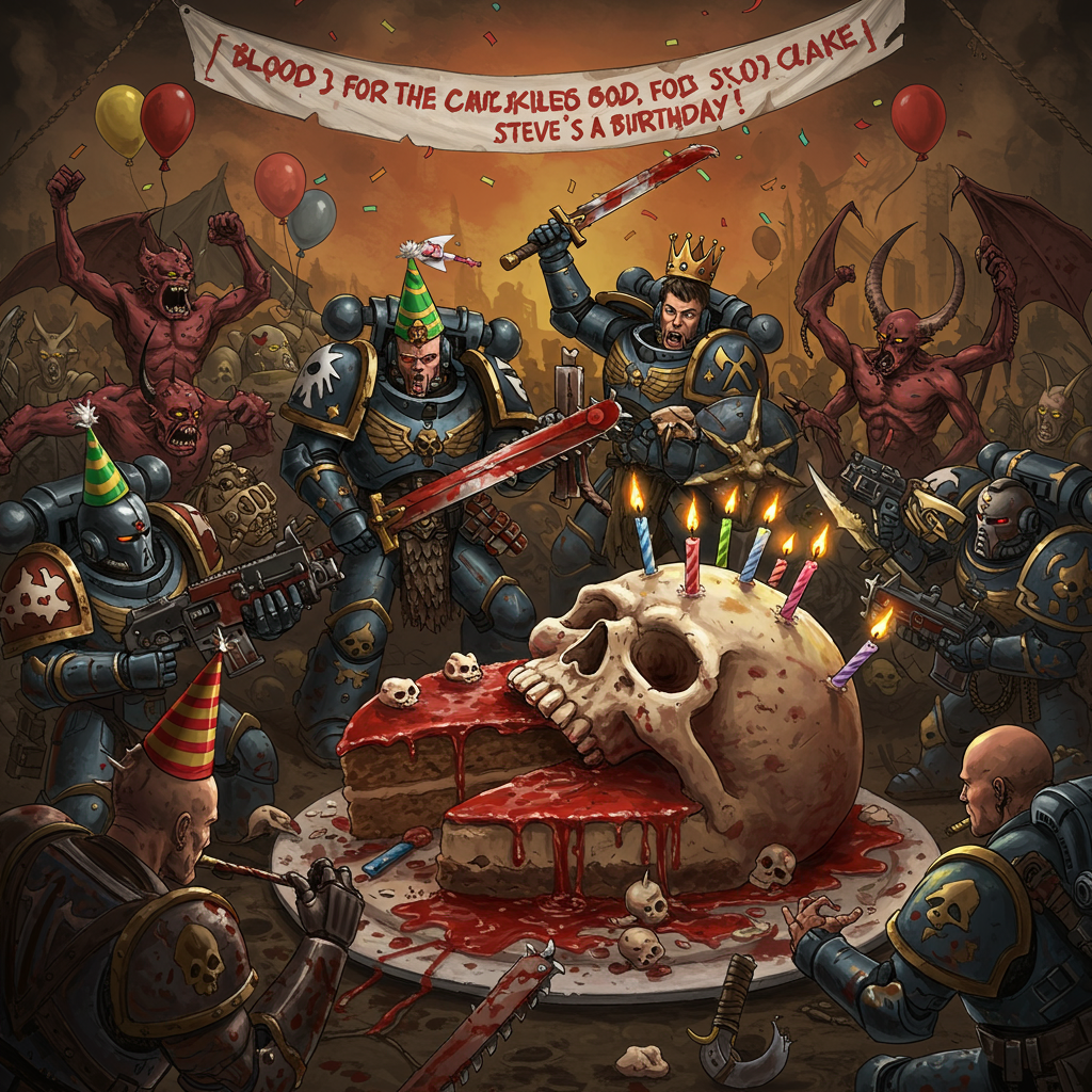 Birthday Warfare Birthday Cards - Silly Robot Cards