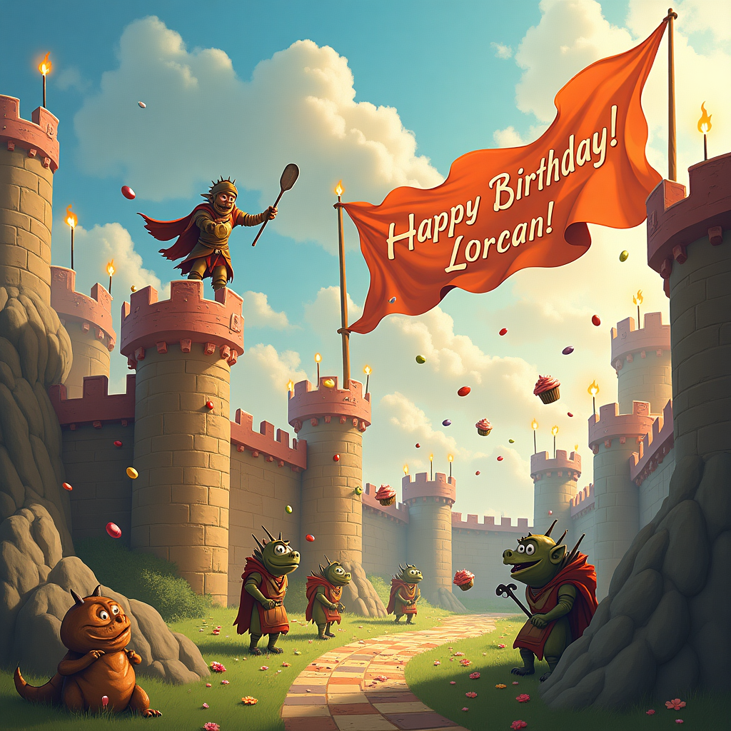 Culinary Battle Birthday Cards - Silly Robot Cards