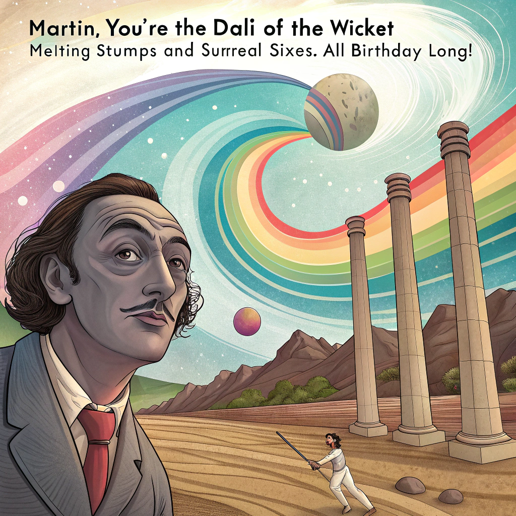Salvador Dalí Birthday Cards - Silly Robot Cards