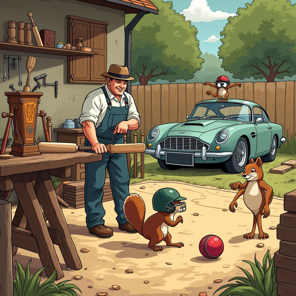 Squirrels Birthday Cards - Silly Robot Cards