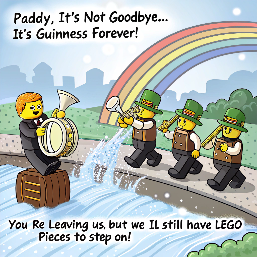 Lego Farewell Cards - Silly Robot Cards