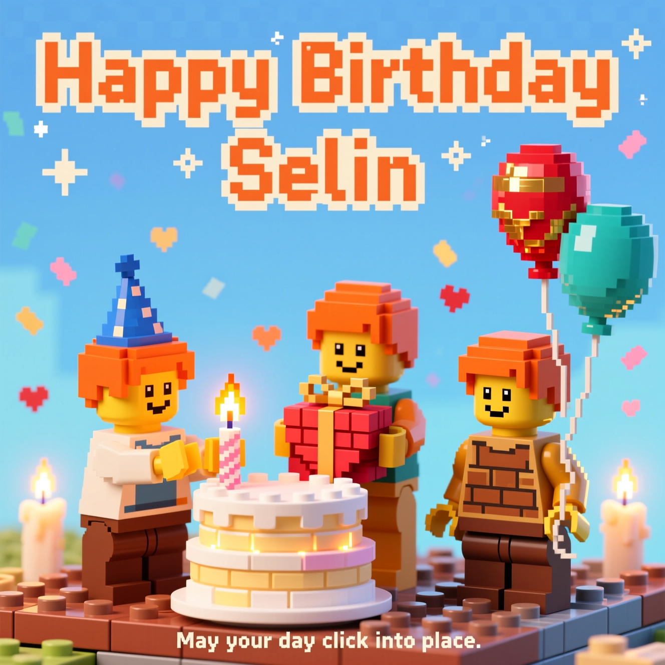 8-bit Aesthetic Birthday Cards - Silly Robot Cards