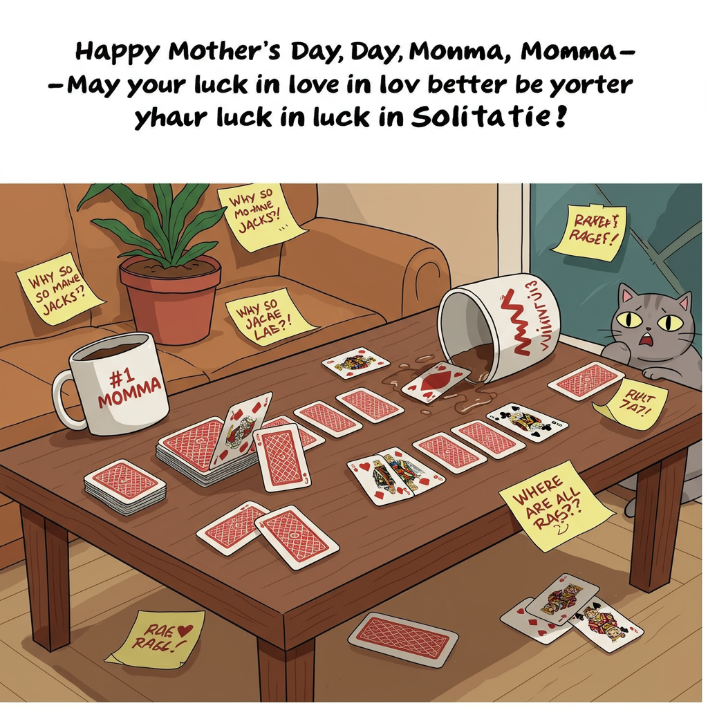 Emotion Mothers Day Cards - Silly Robot Cards