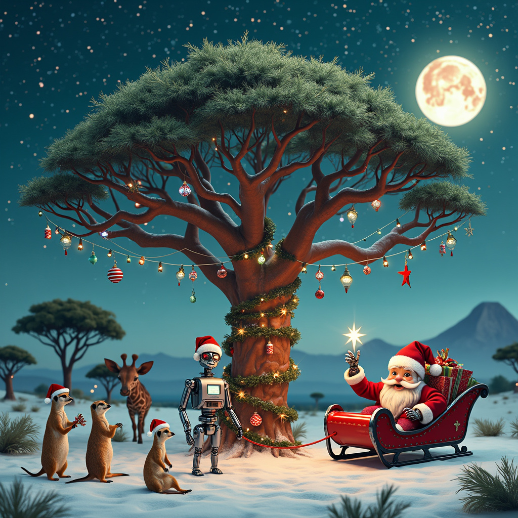 Robot Christmas Cards - Silly Robot Cards