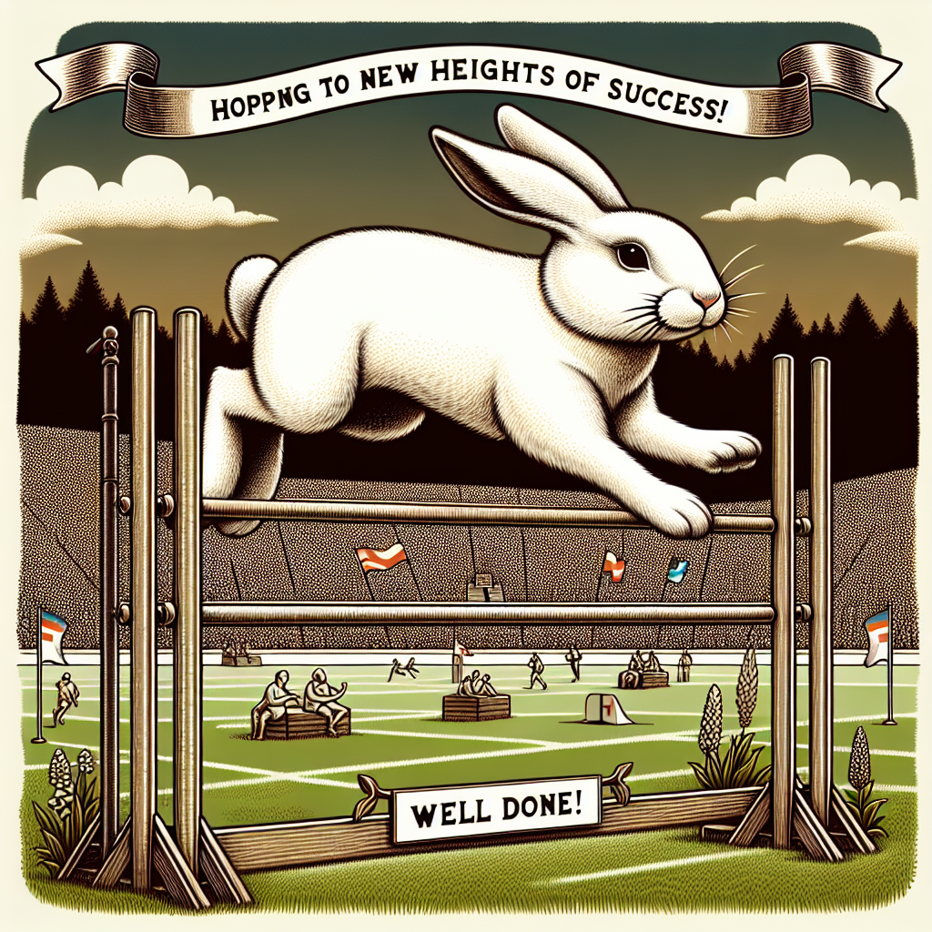 White Rabbit Congratulations Cards - Silly Robot Cards