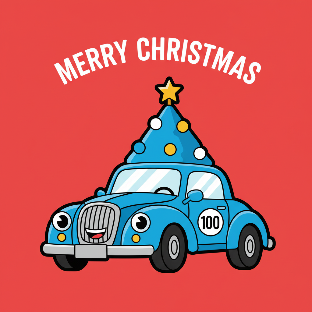 Dog Man Christmas Cards - Silly Robot Cards