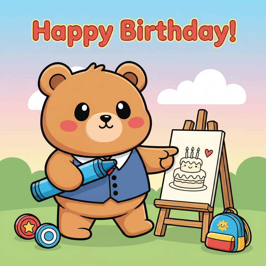 Kid-Friendly Cards Birthday Cards - Silly Robot Cards