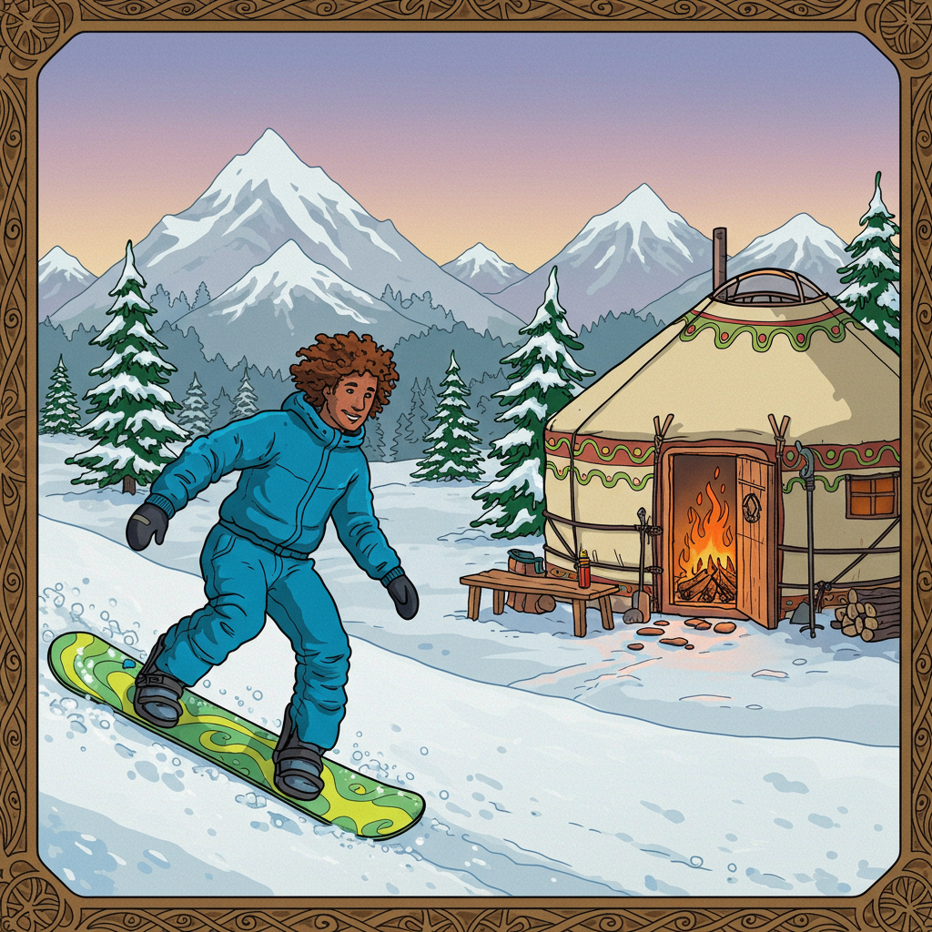 Cozy Winter Birthday Cards - Silly Robot Cards