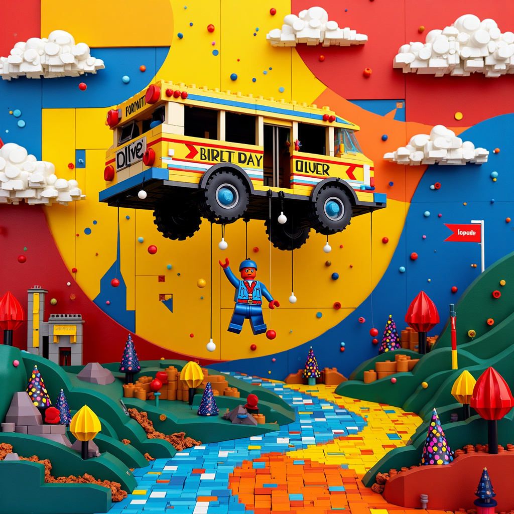 One Fat Leg Birthday Cards - Silly Robot Cards