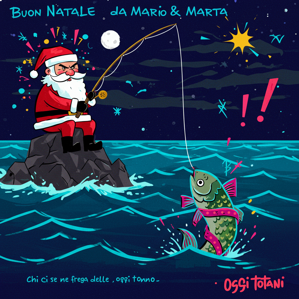 Island Christmas Cards - Silly Robot Cards