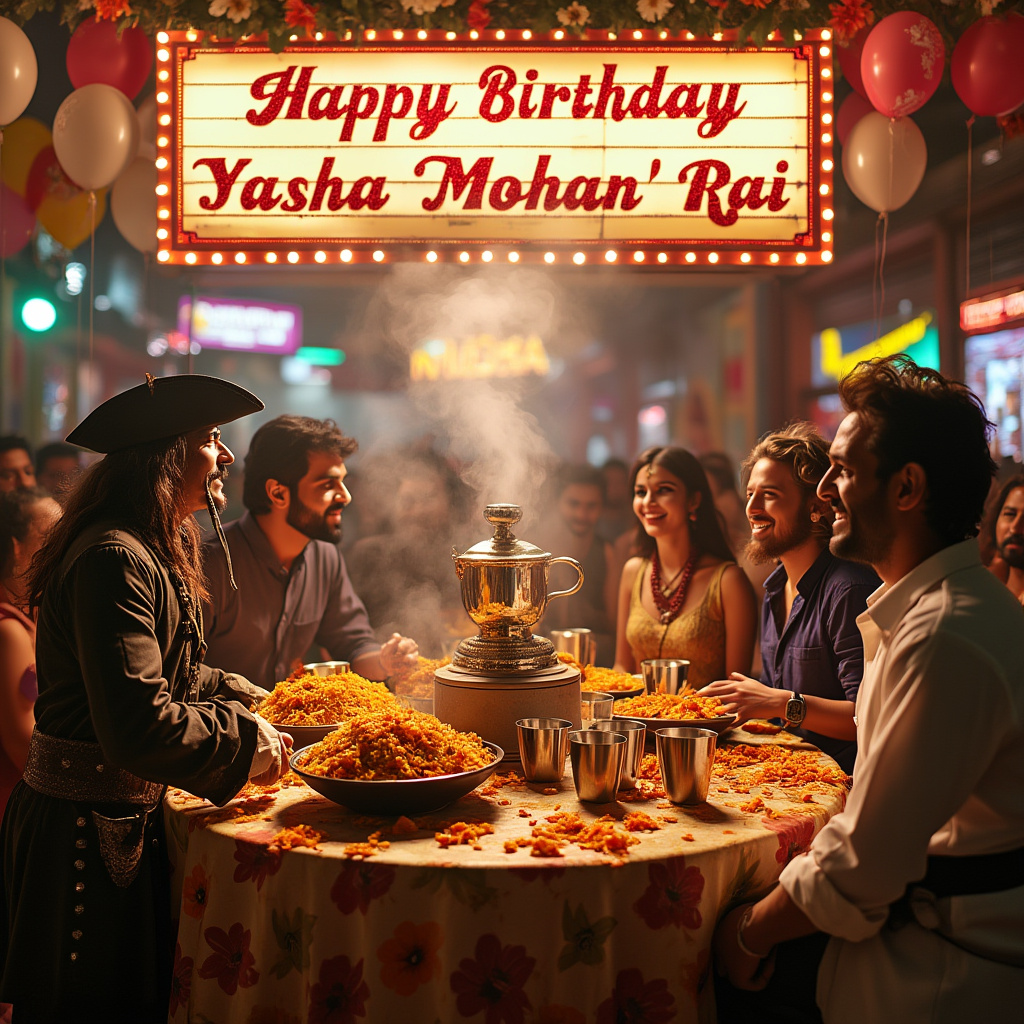 Chicken Biryani Birthday Cards - Silly Robot Cards