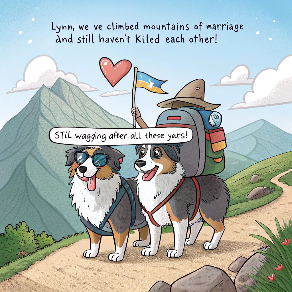 Couple's Milestone Anniversary Cards - Silly Robot Cards