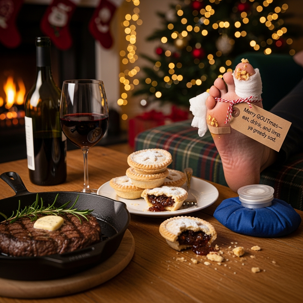 Drink Pairing Christmas Cards - Silly Robot Cards