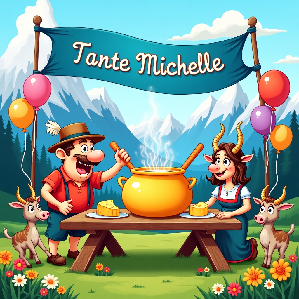 Alpine Themes Birthday Cards - Silly Robot Cards