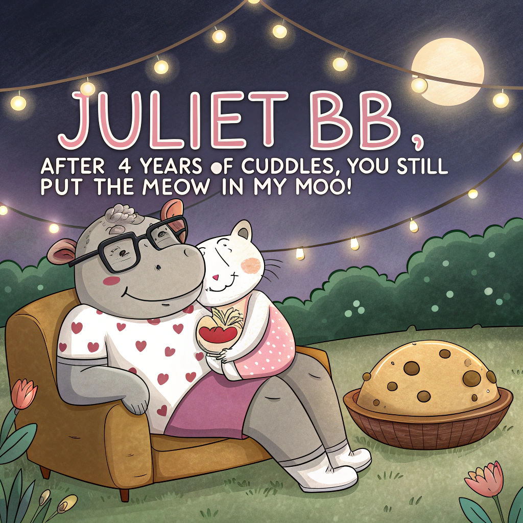 Cuddling Anniversary Cards - Silly Robot Cards