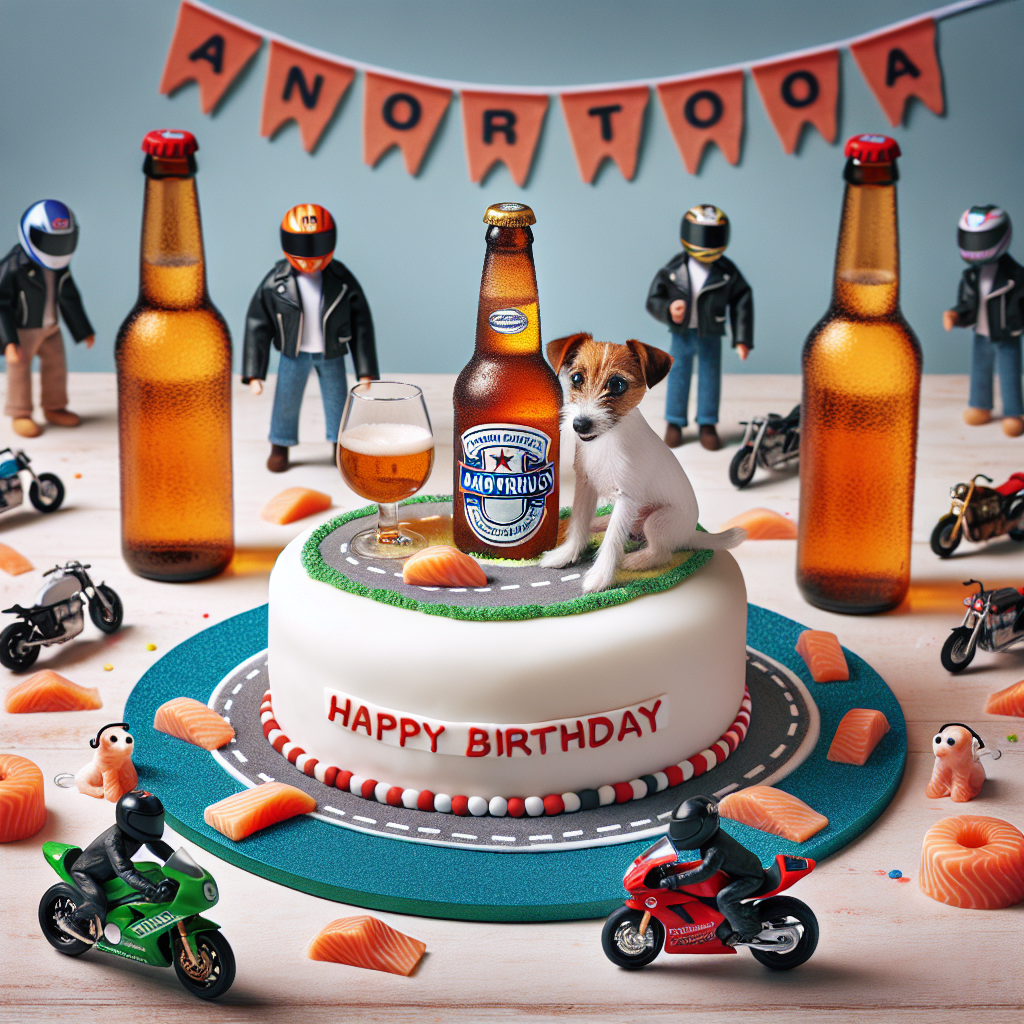 Jack Russel Birthday Cards - Silly Robot Cards