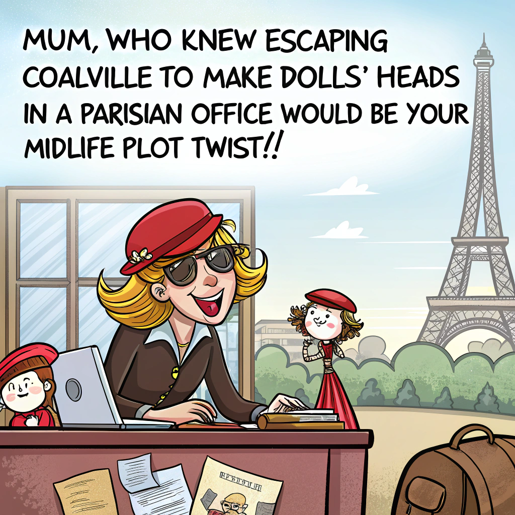 Working in an Office Birthday Cards - Silly Robot Cards