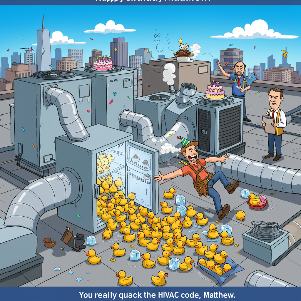 Safety Birthday Cards - Silly Robot Cards