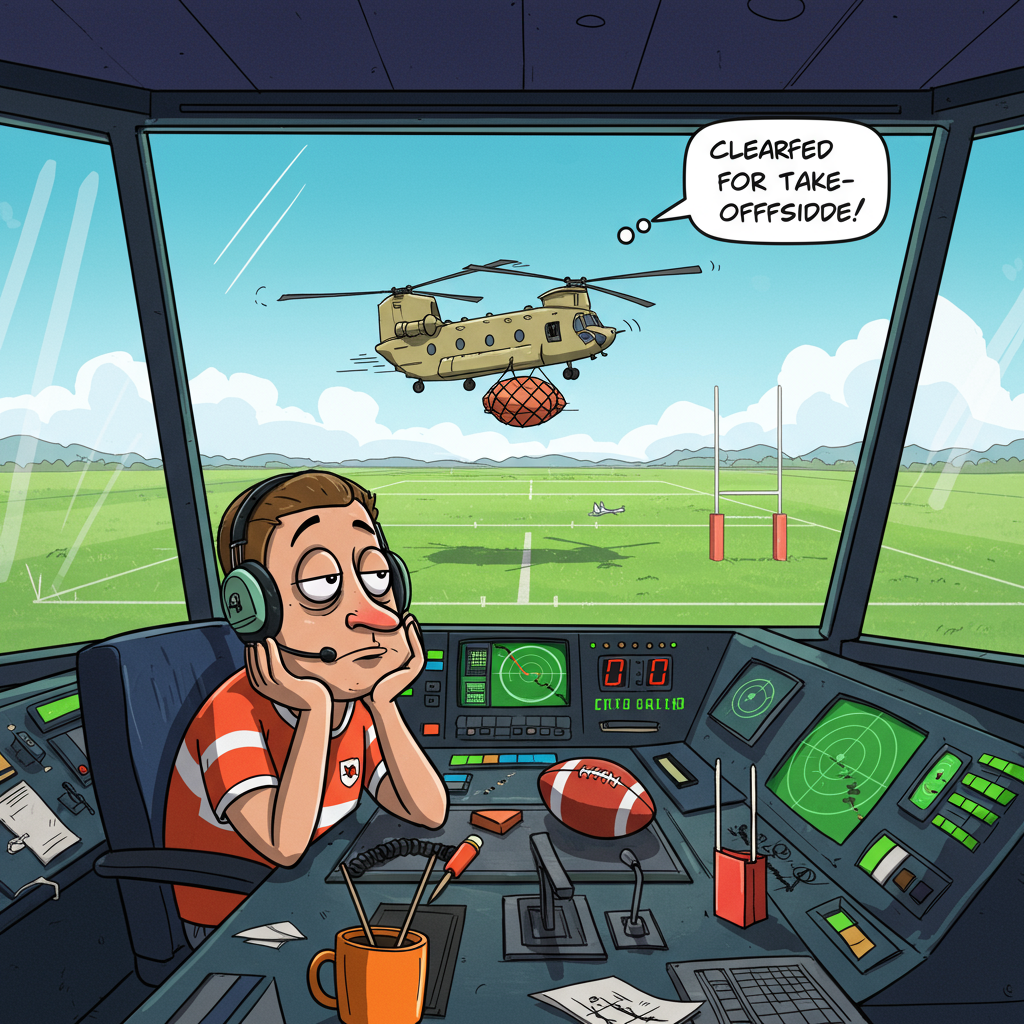 Chinook Helicopter Farewell Cards - Silly Robot Cards