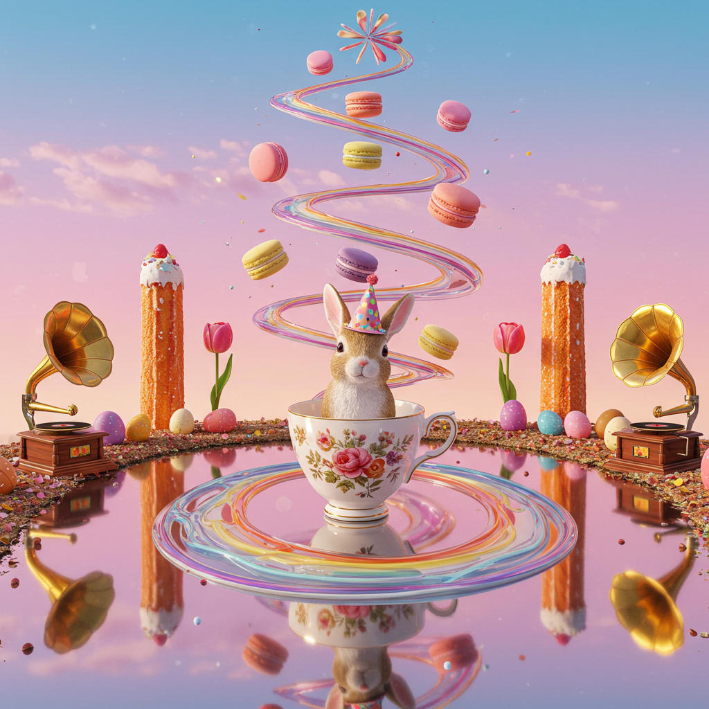 Inverted Structure Birthday Cards - Silly Robot Cards