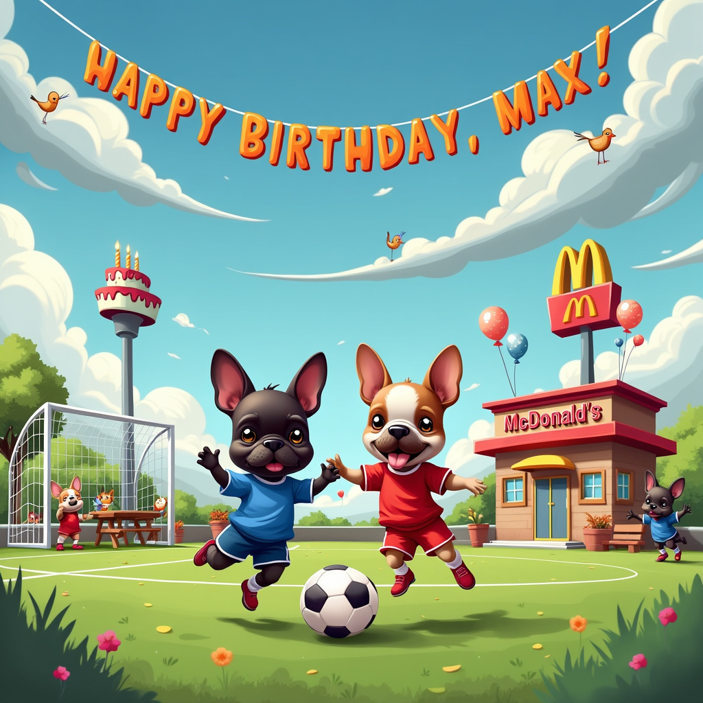 French Birthday Cards - Silly Robot Cards