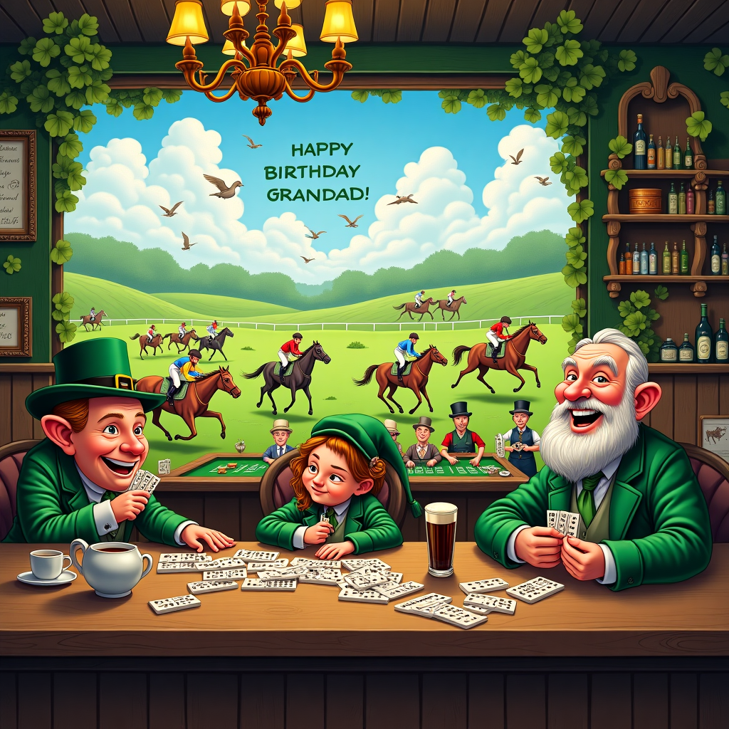 Grandparent Appreciation Birthday Cards - Silly Robot Cards