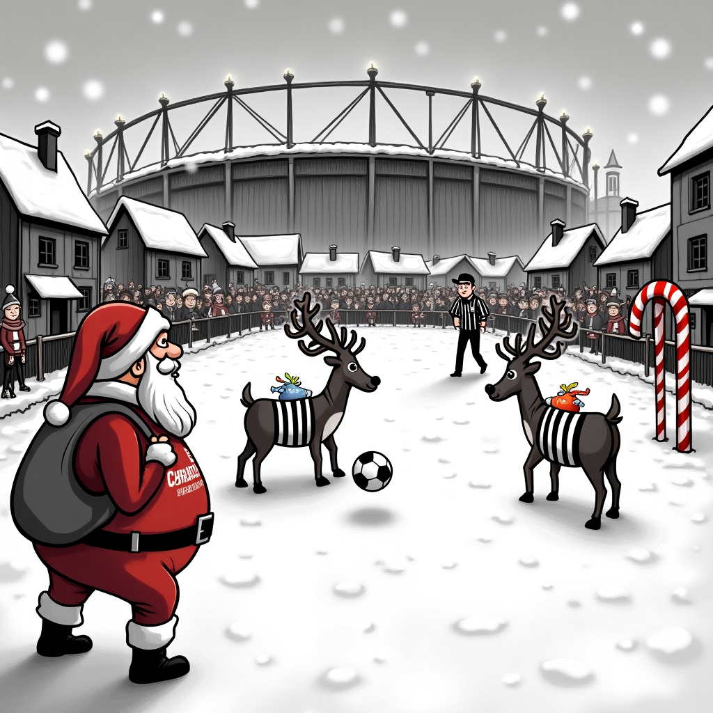 Comic Strip Art Christmas Cards - Silly Robot Cards