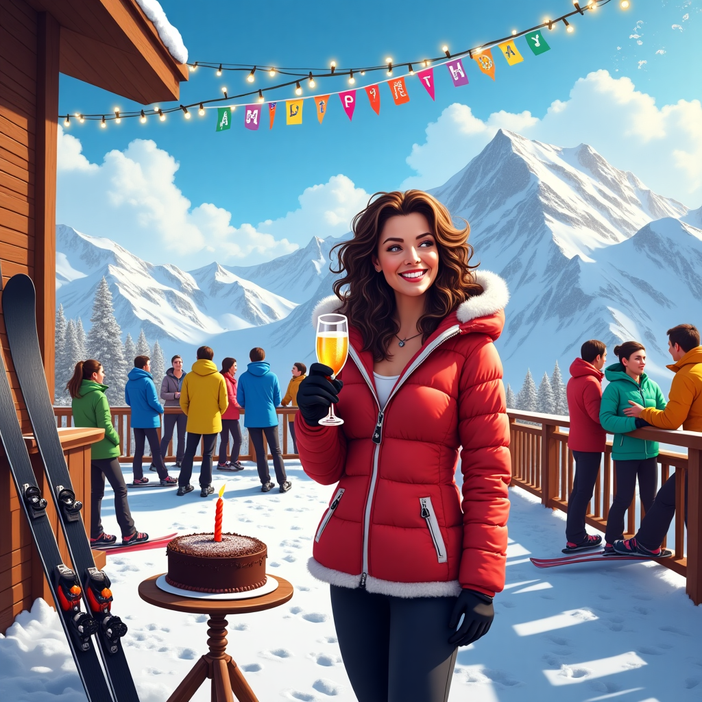 Alpine Adventure Birthday Cards - Silly Robot Cards