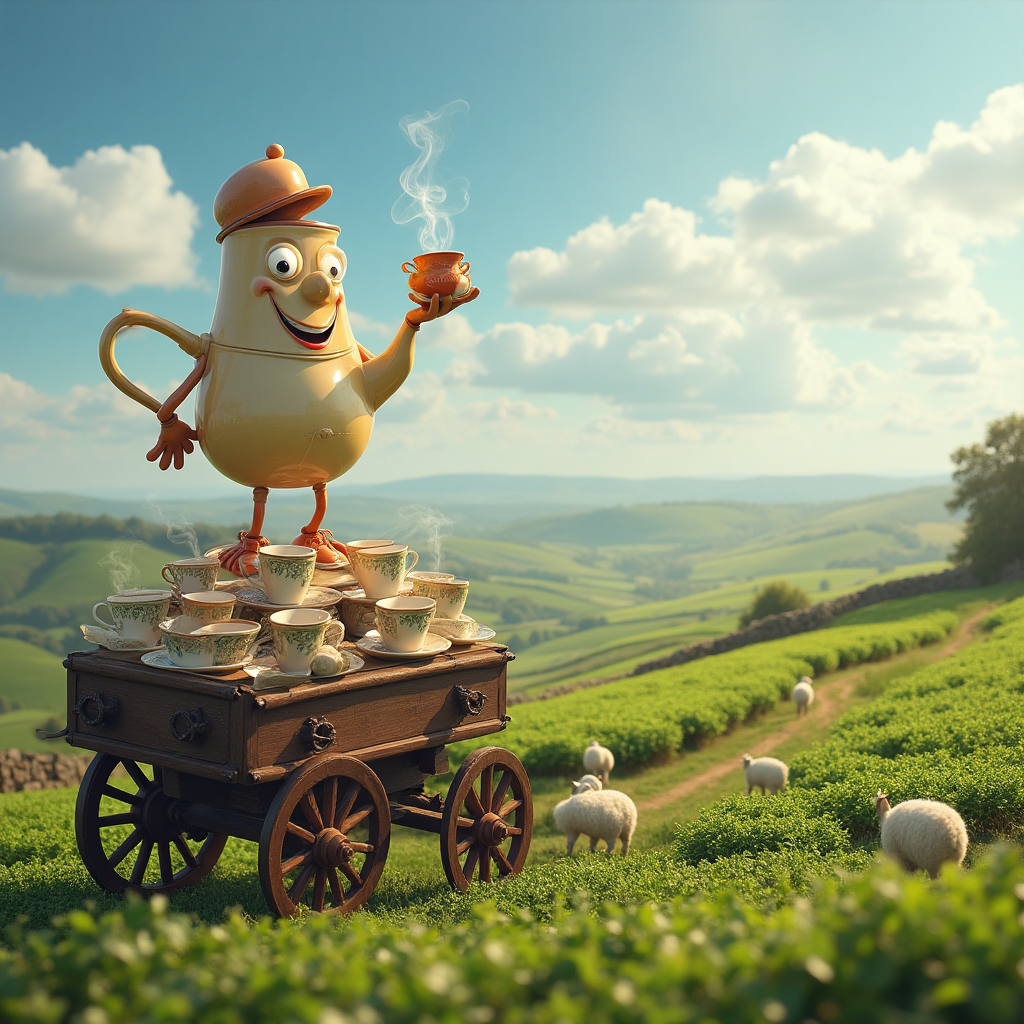 Yorkshire Birthday Cards - Silly Robot Cards