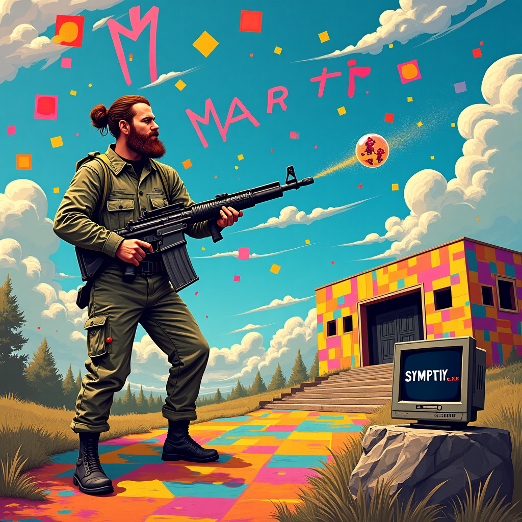 Blend of Humor and Emotion Sympathy Cards - Silly Robot Cards