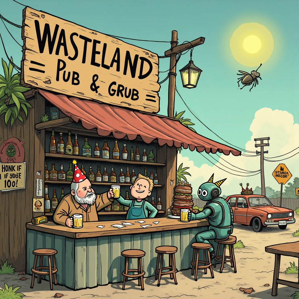 Fallout Birthday Cards - Silly Robot Cards