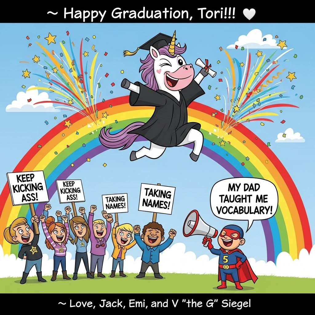 Happy Graduation Congratulations Cards - Silly Robot Cards