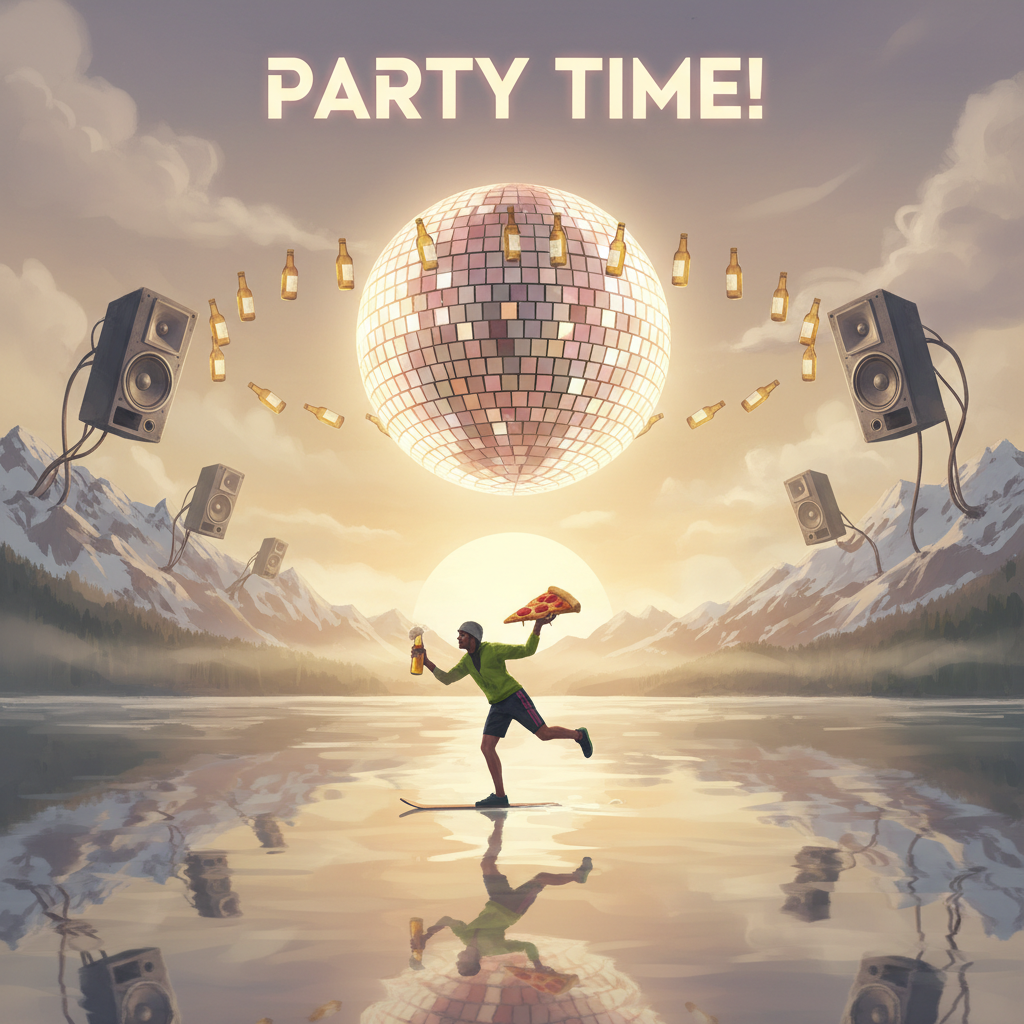 Energetic Lifestyle Birthday Cards - Silly Robot Cards