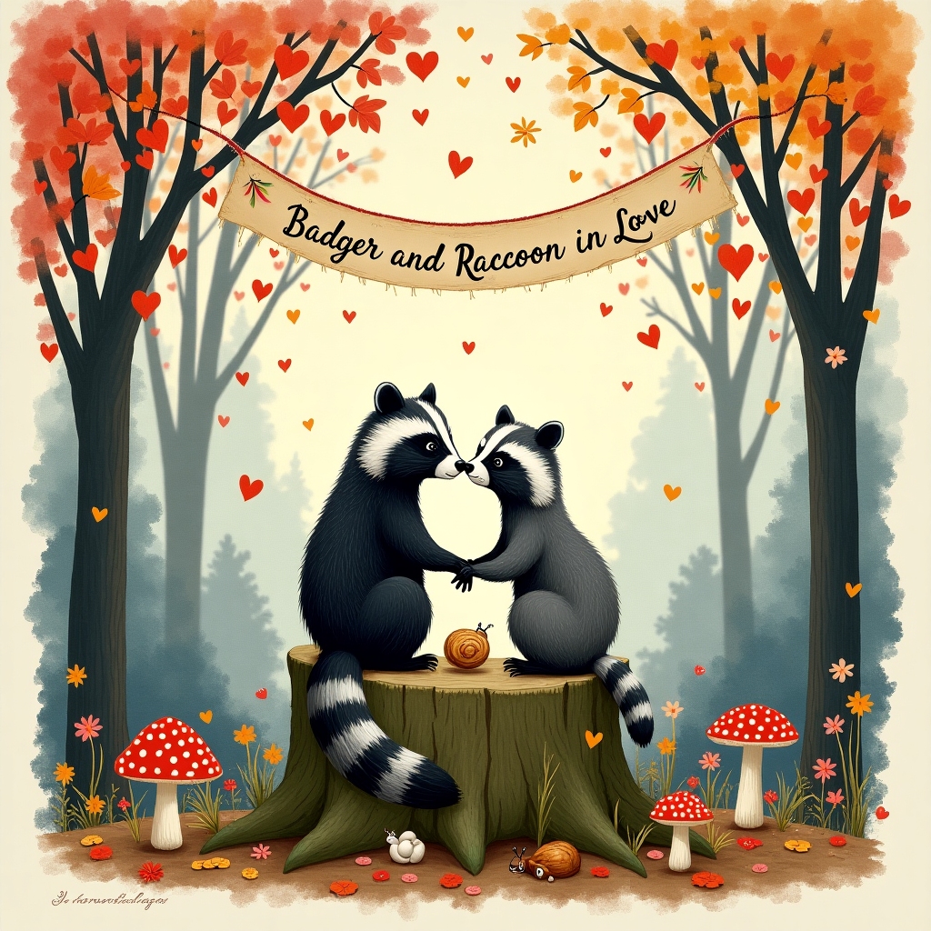 Animal Illustrations Anniversary Cards - Silly Robot Cards