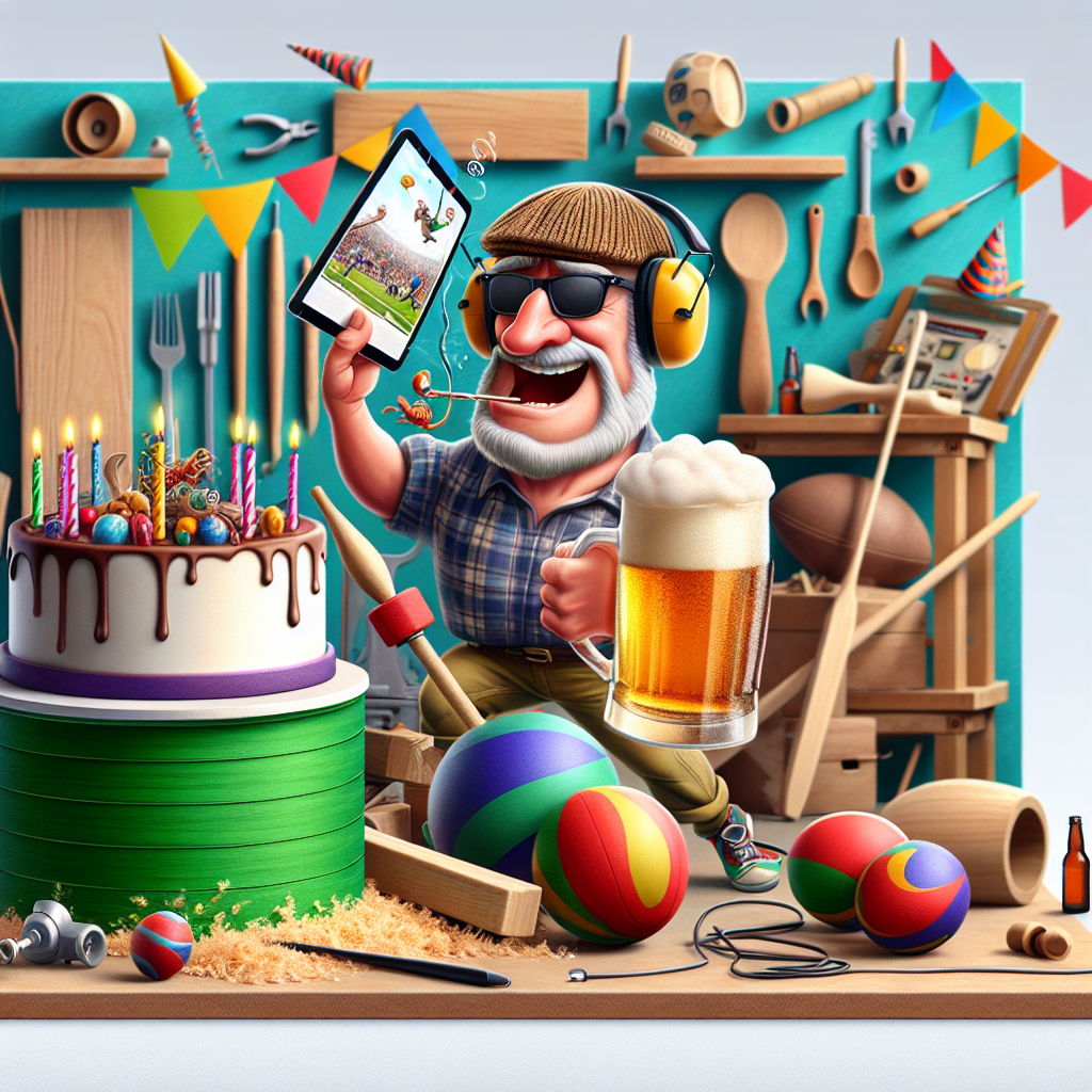 Headphone Birthday Cards - Silly Robot Cards