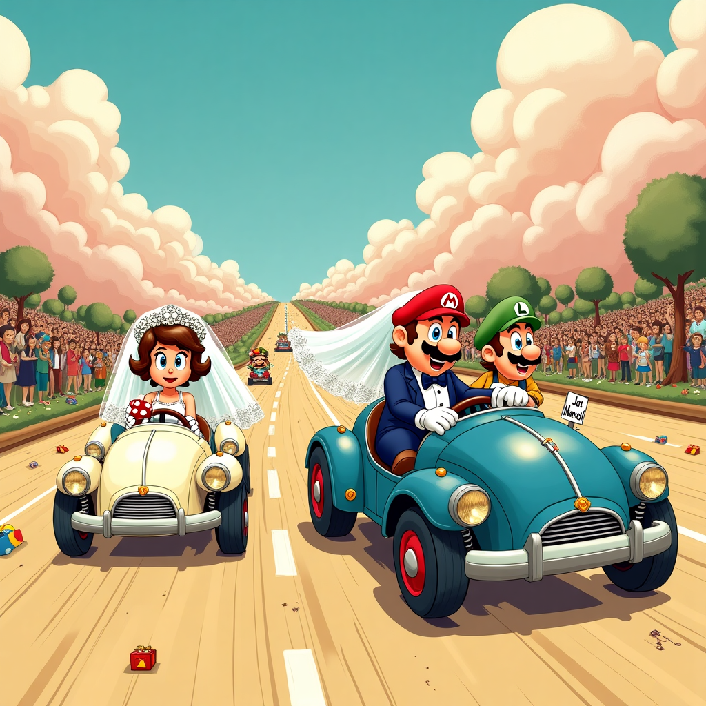 Comic and Humor Wedding Cards - Silly Robot Cards