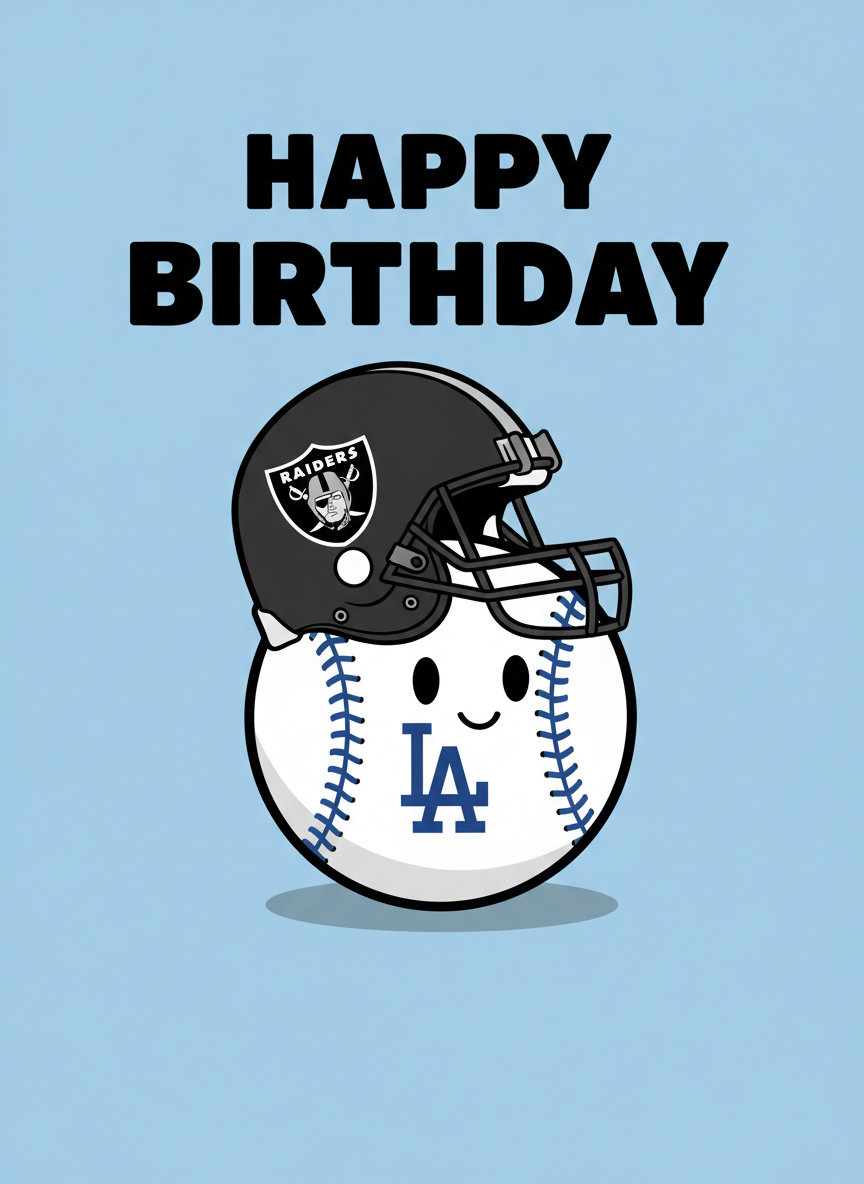 Team Loyalty Birthday Cards - Silly Robot Cards