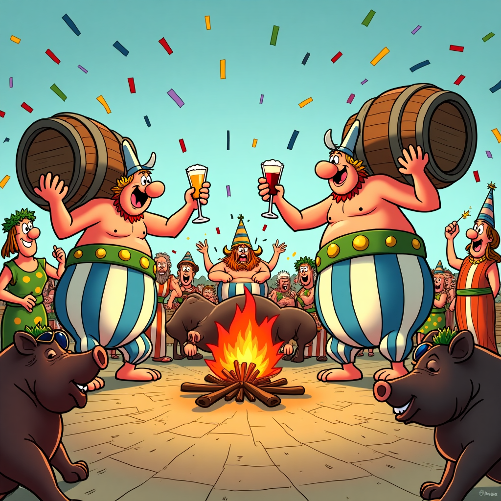 Gaul Culture Birthday Cards - Silly Robot Cards