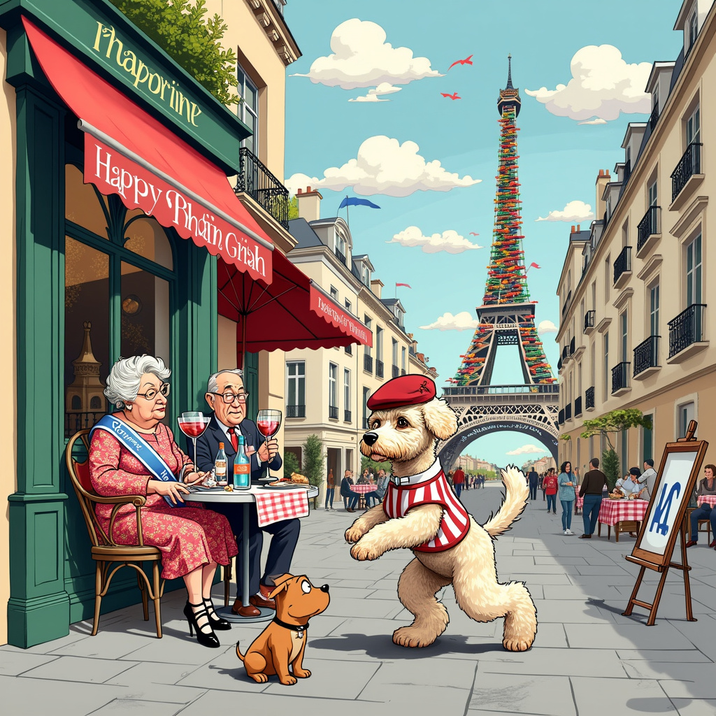 Flags and National Symbols Birthday Cards - Silly Robot Cards