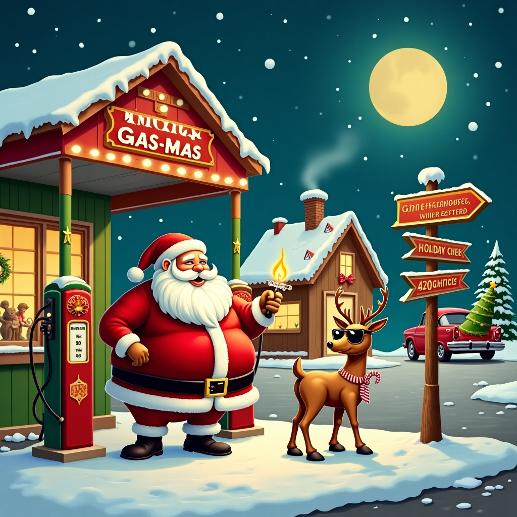 Funny Greetings Christmas Cards - Silly Robot Cards